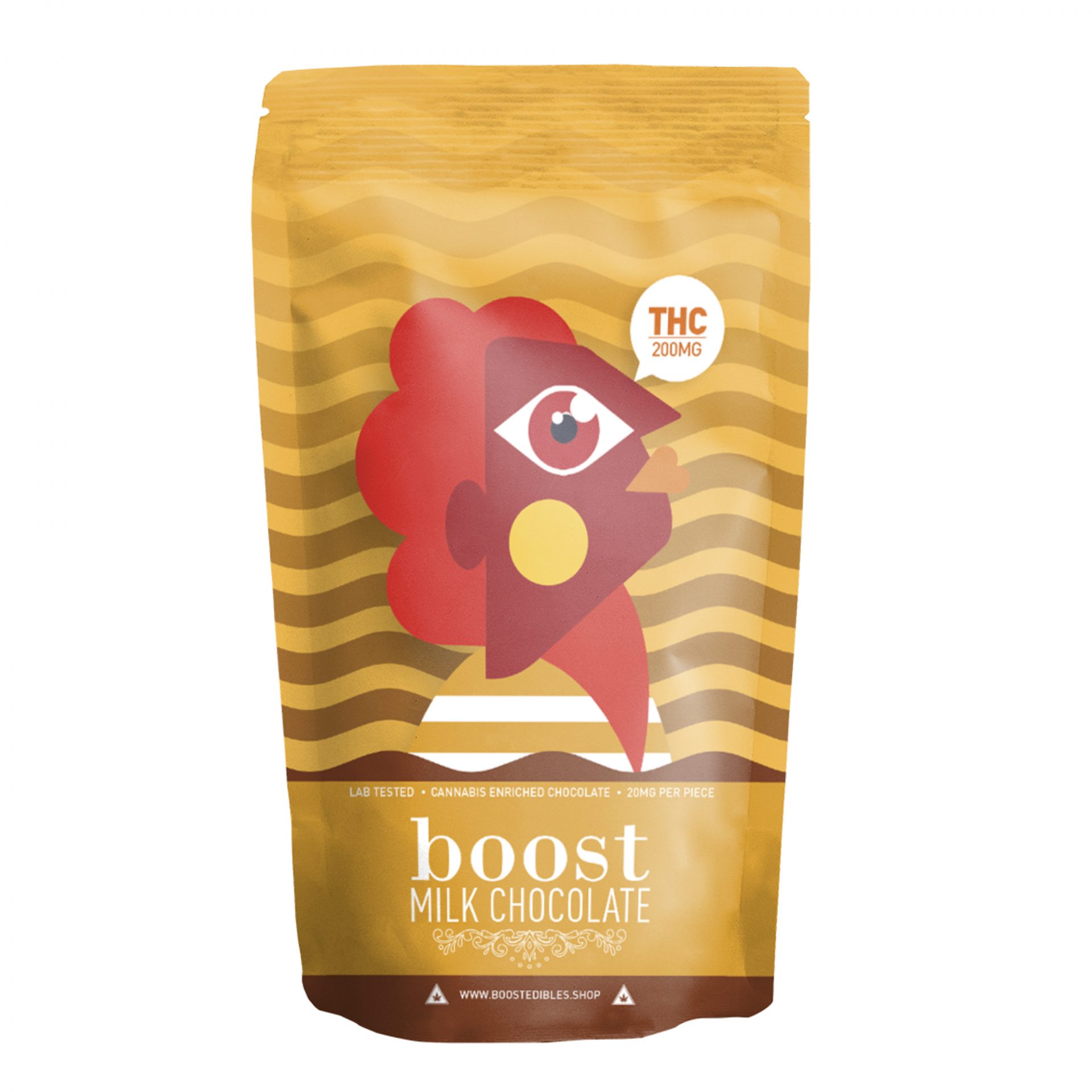 Boost Milk Chocolate Pack - THC 200mg | Budcargo