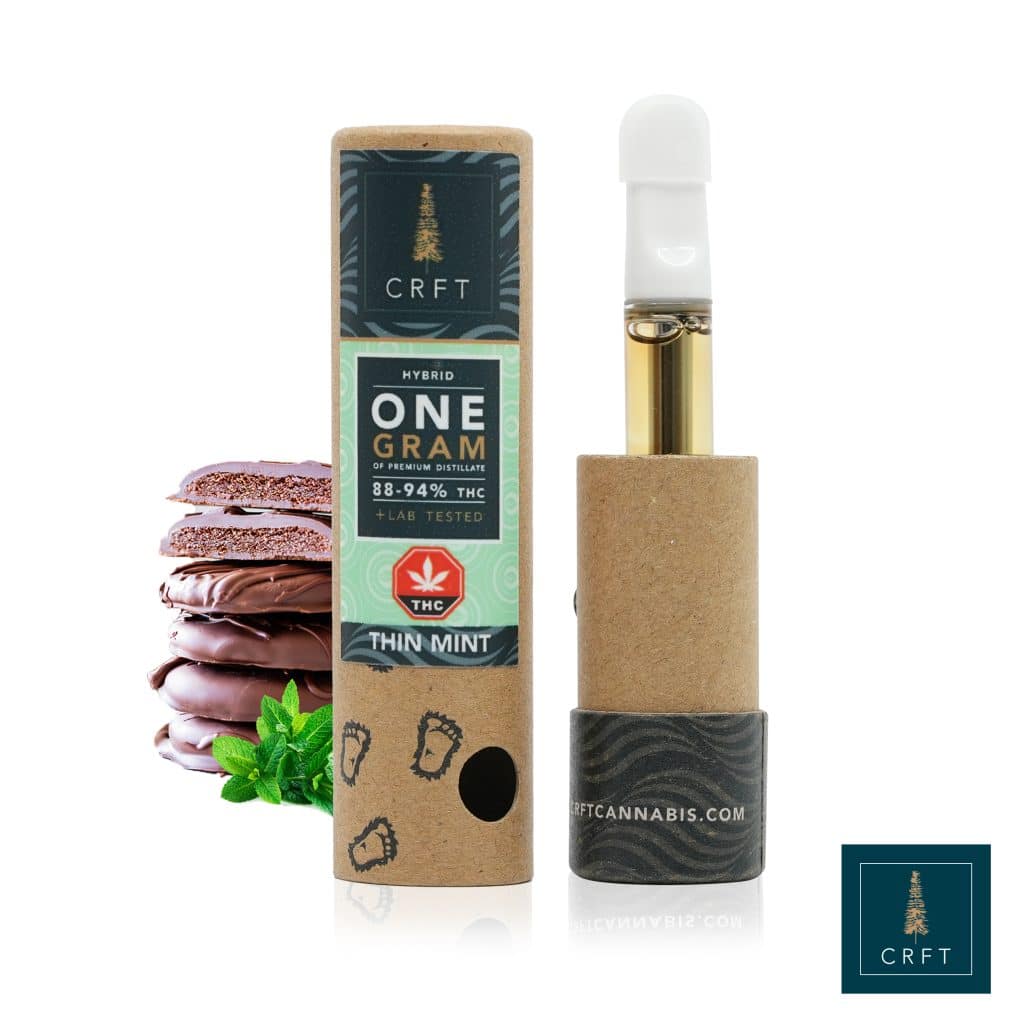 Buy CRFT THC VAPE CARTRIDGES - THIN MINT Online | Bud Cargo Online ...
