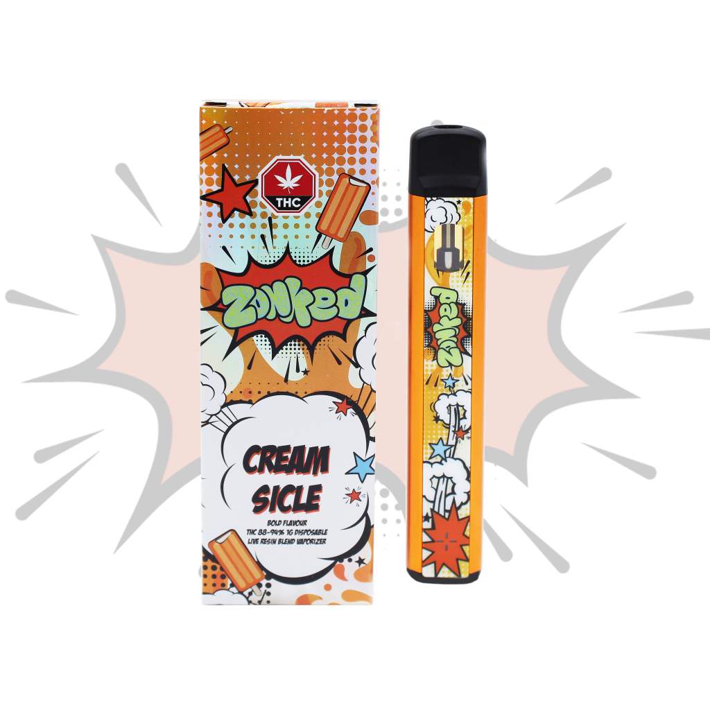 Buy Zonked Live Resin Disposable Vape Pens (1g) - Creamsicle Online at ...