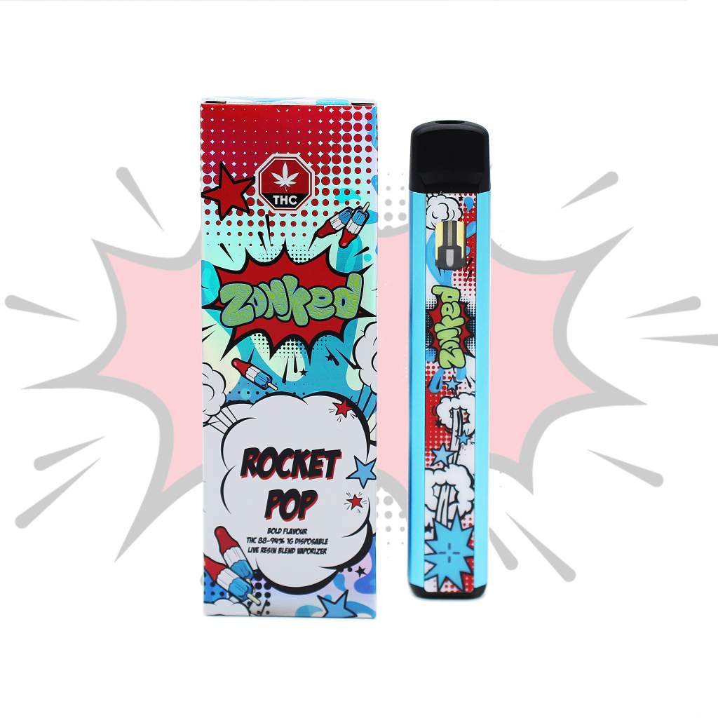 Buy Zonked Live Resin Disposable Vape Pens (1g) - Rocket Pop Online ...